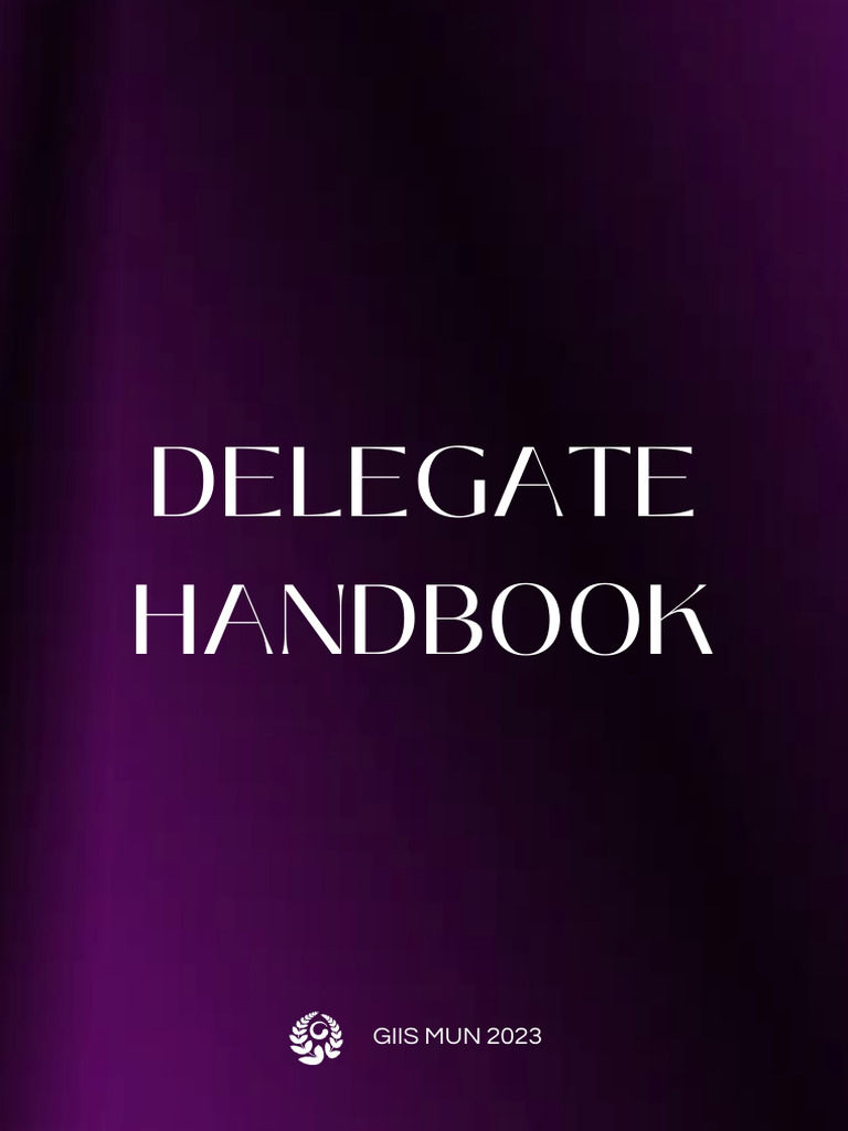 Delegate Handbook | PDF