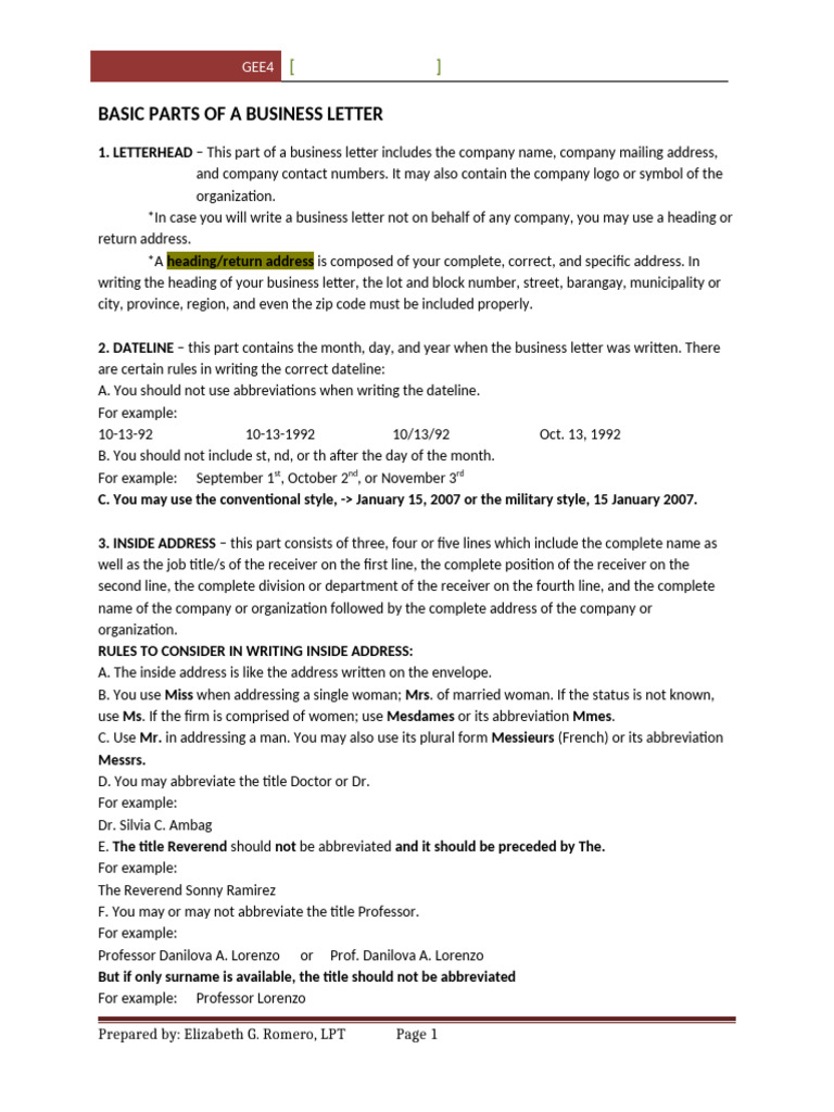 Gee4 Final Lesson 3 | PDF