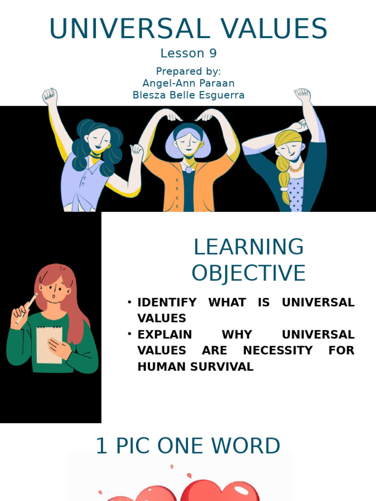 LESSON-9-UNIVERSAL-VALUES_20240907_161559_0000 | PDF