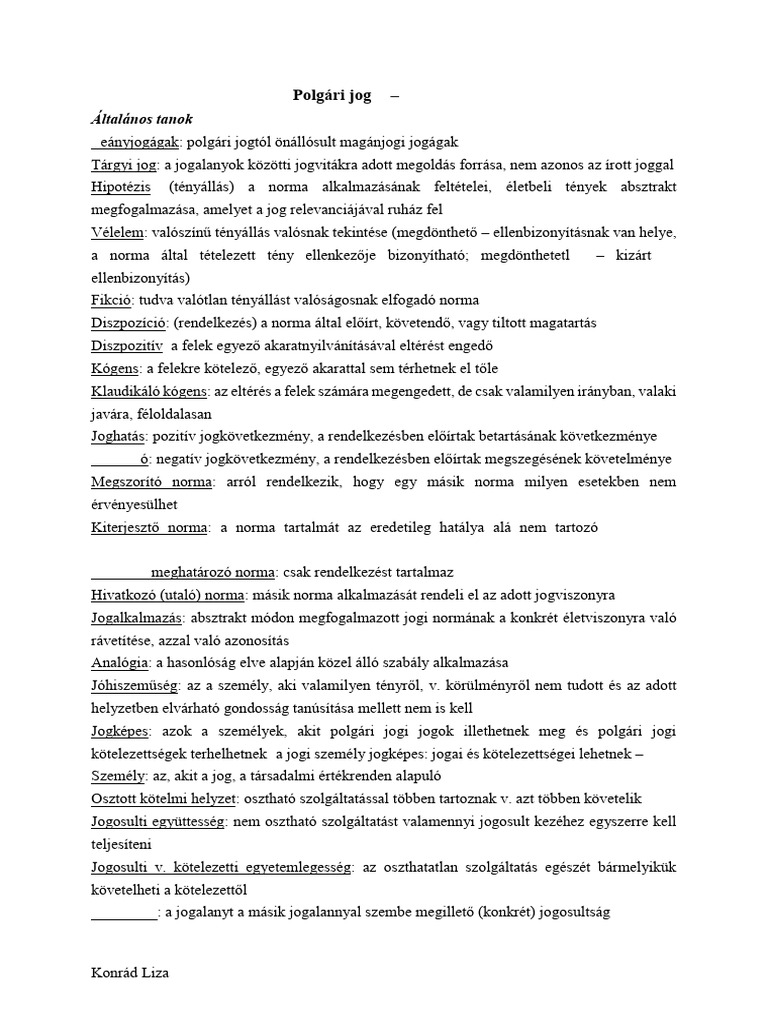 pj1 Fogalmak 1 | PDF