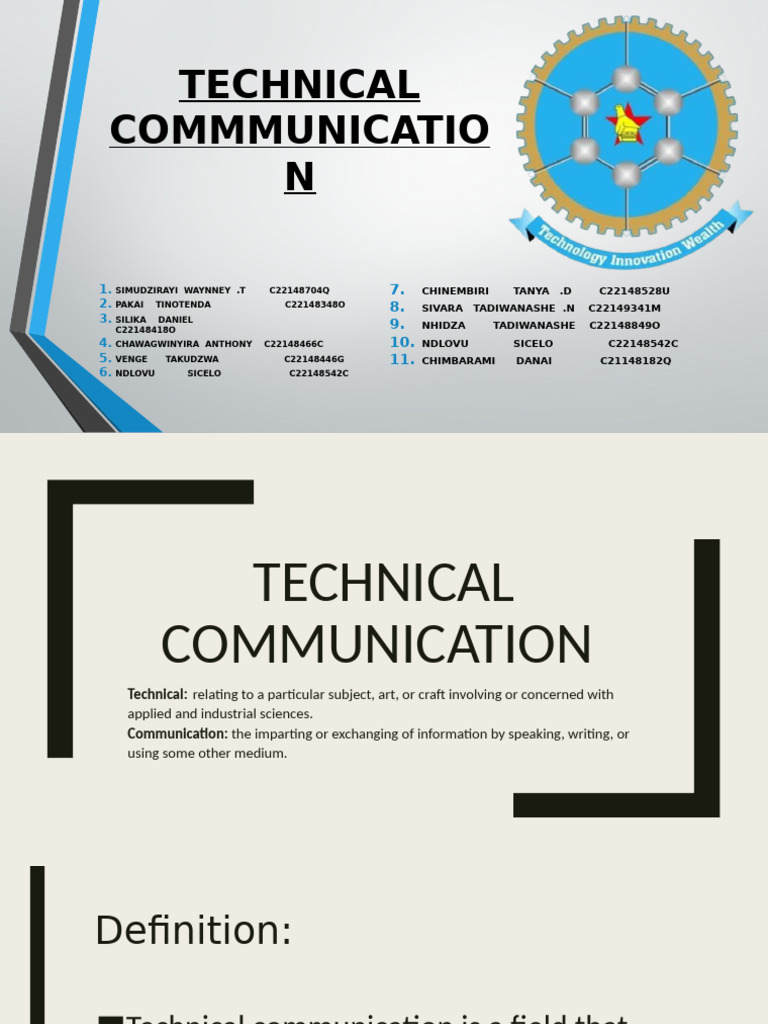 Technical Communication | PDF