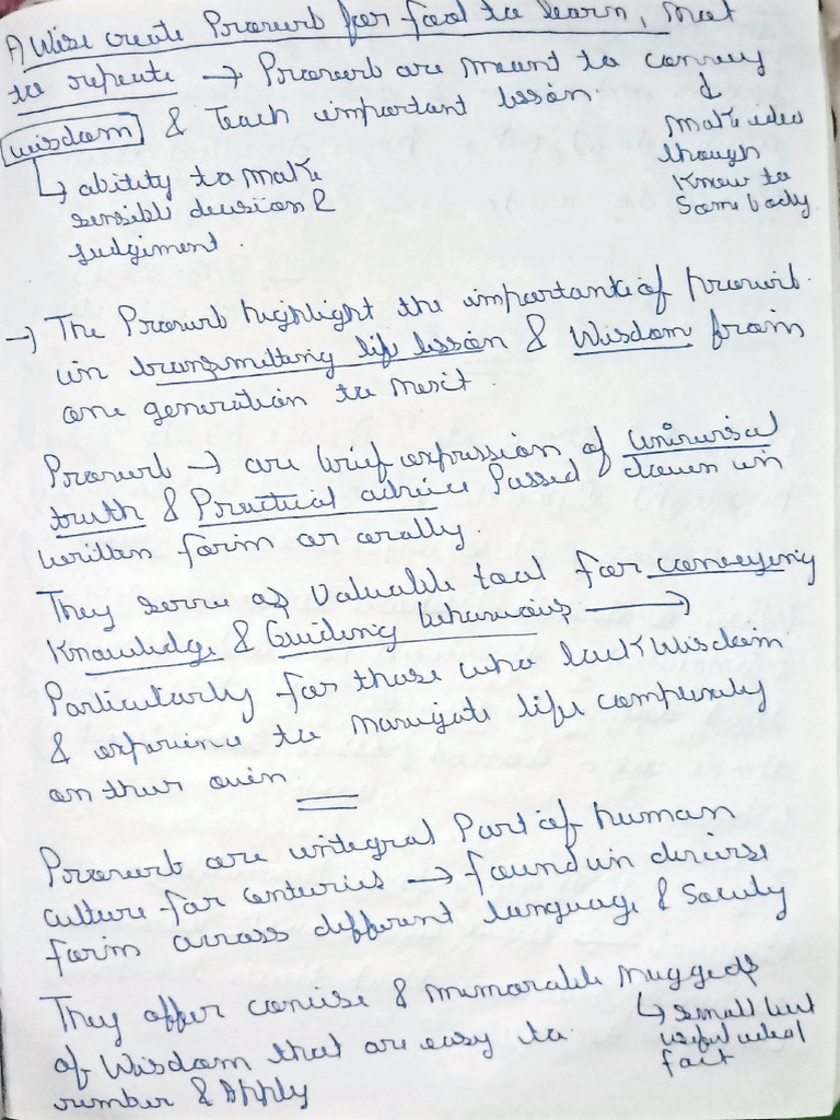 A Wise Create A Proverb For Fool To Learn Not To Repeat | PDF | Art