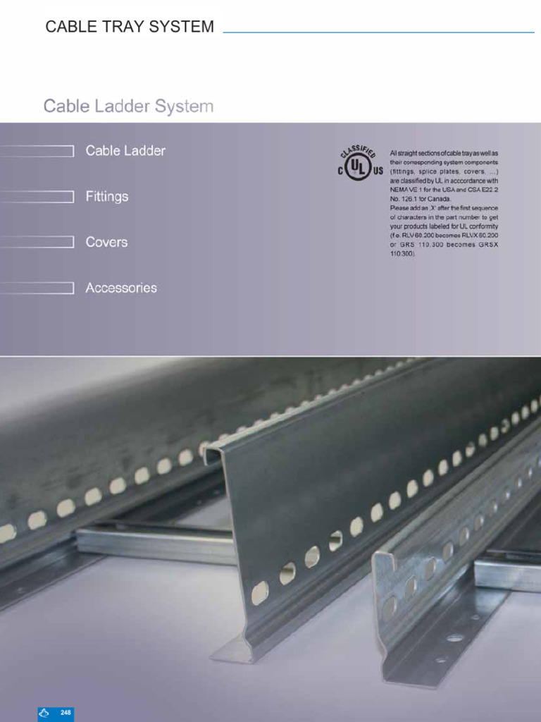 Niedax-KR-2009-usa Cable Ladder System | PDF