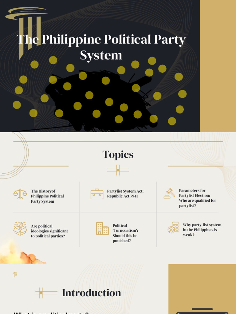 Philippine Political Party System | PDF | Political Parties ...