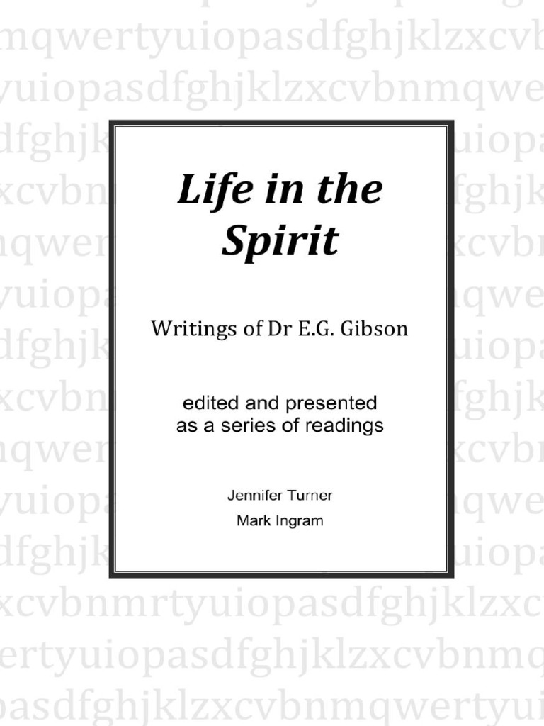 Life in The Spirit | PDF