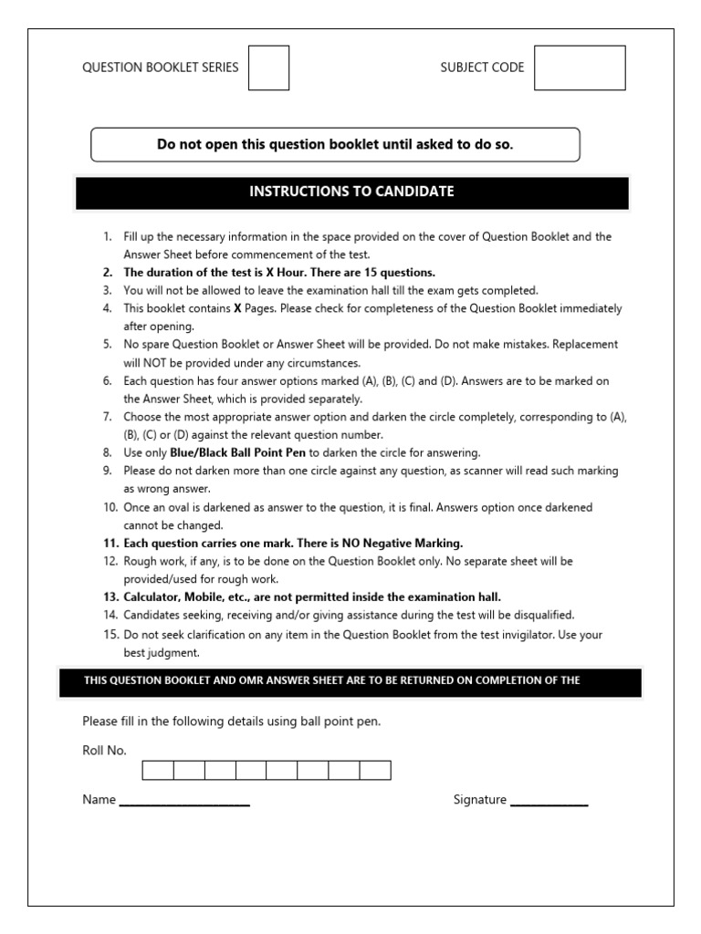 Sample Question Paper-Management Trainee (Chemical) | PDF | Physical ...