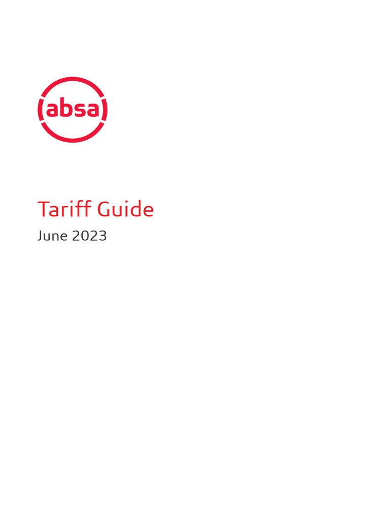 Tariff Guide | PDF