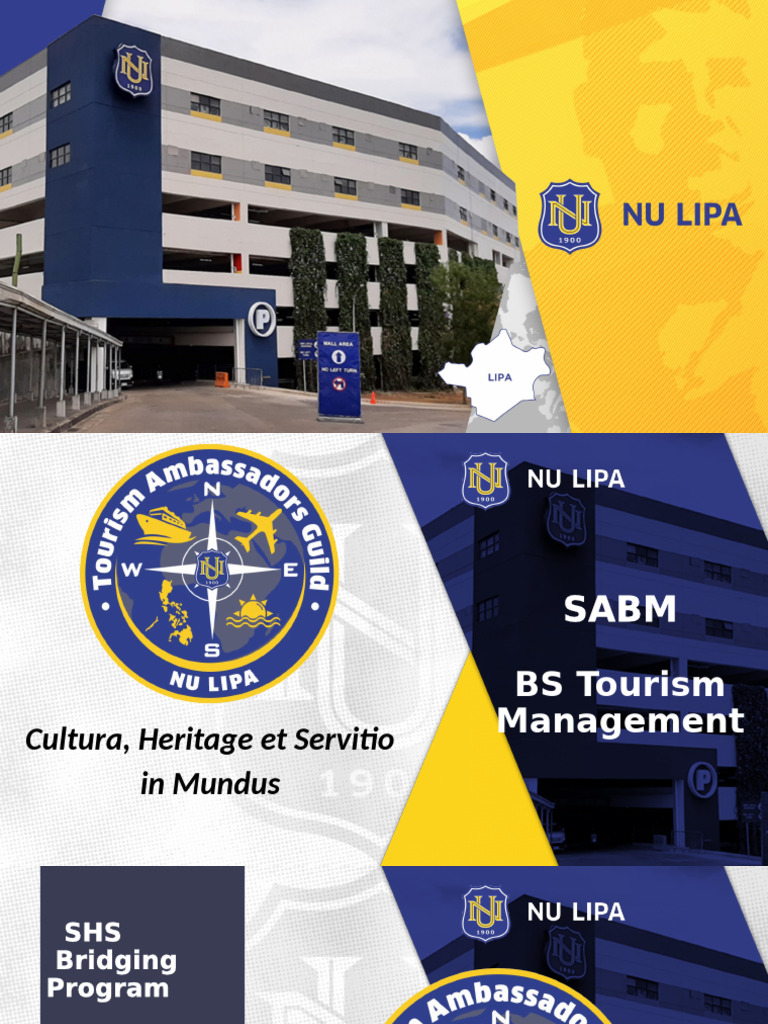 SHS Bridging Program - Intro To Tourism Industry | PDF