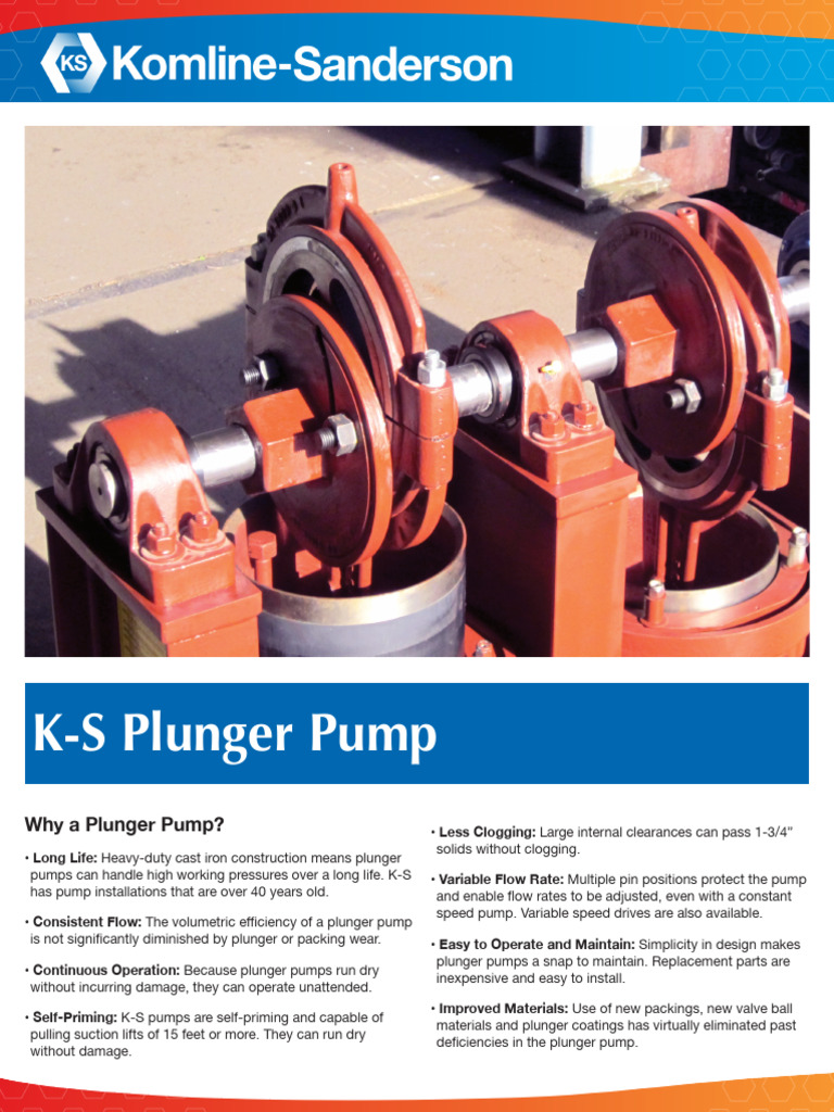 KS-Plunger-Pump-Brochure | PDF