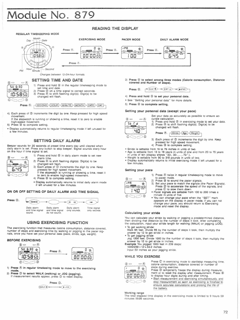 Casio JC-11 Modulo 879 | PDF