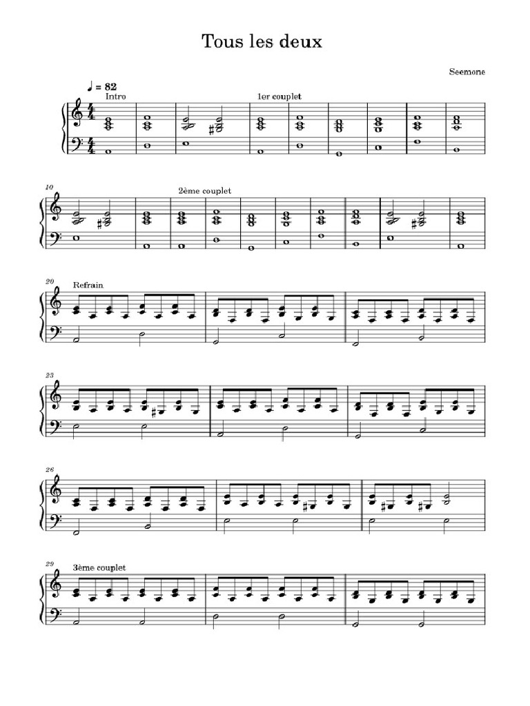 Tous Les Deux | PDF