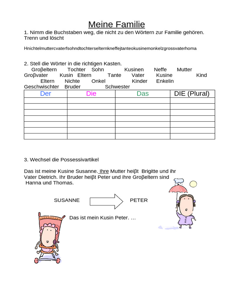 Meine Familie | PDF