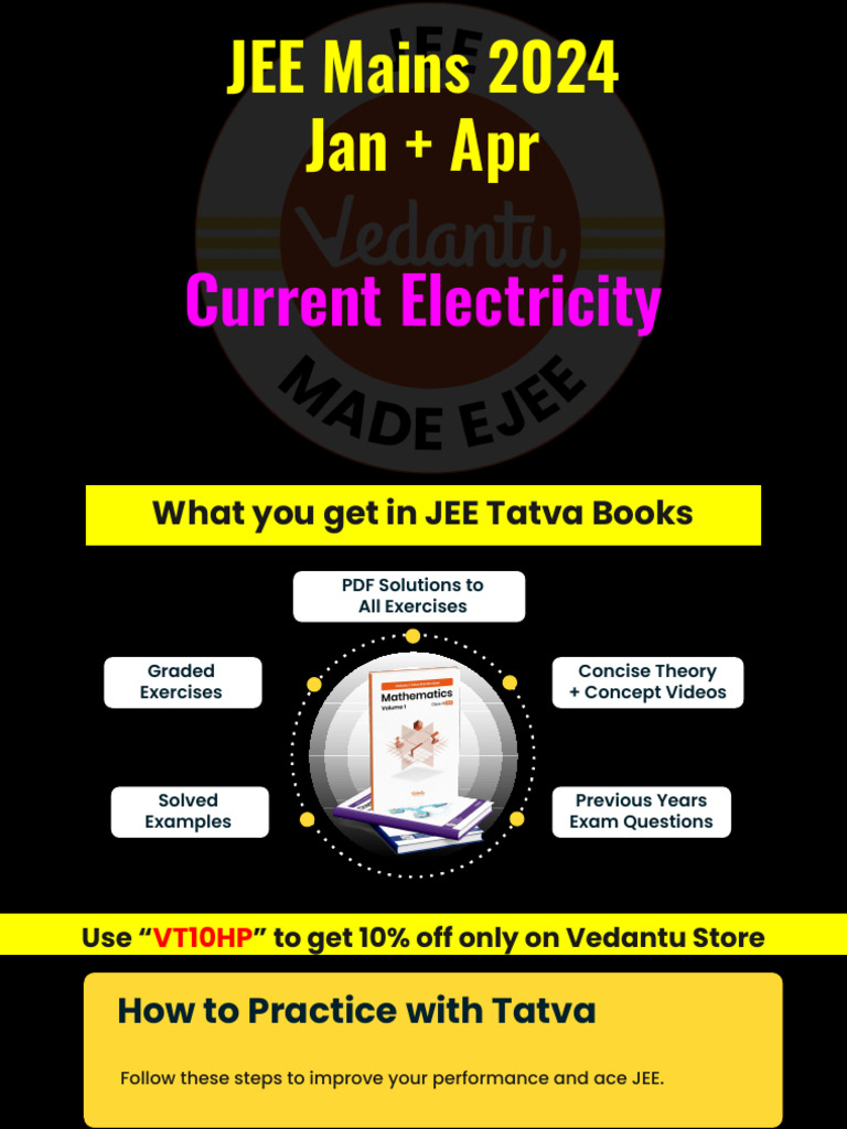 Current Electricity - JEE 2024 PYQ | PDF