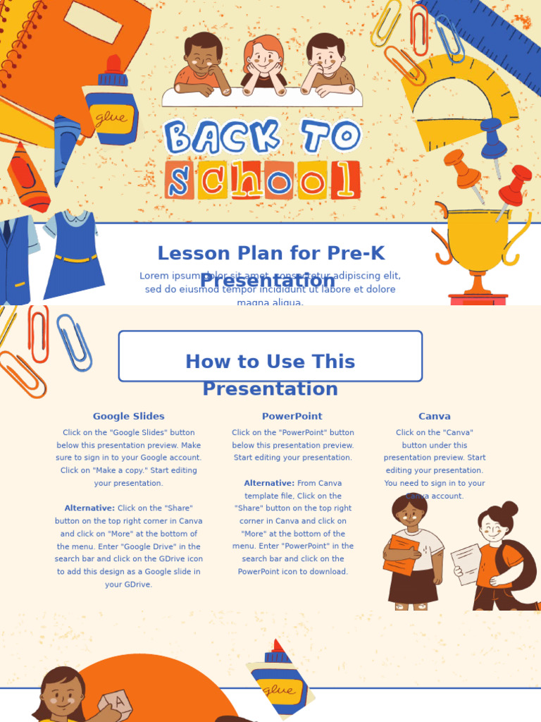 Fun Illustrative Lesson Plan For Pre-K Presentation | PDF