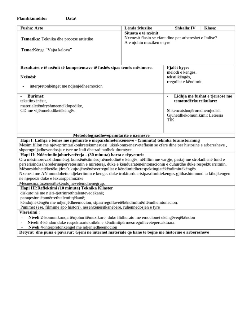 Ditare Muzike 9 | PDF