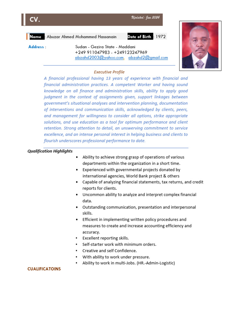 Resume Jun 24 | PDF