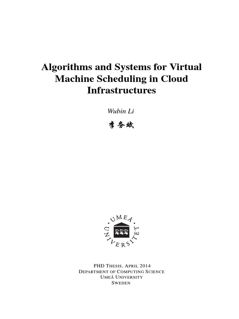 Webin Li Etat Art Multi-Cloud | PDF