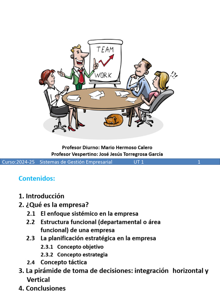 UT01 - La Empresa-2 | PDF