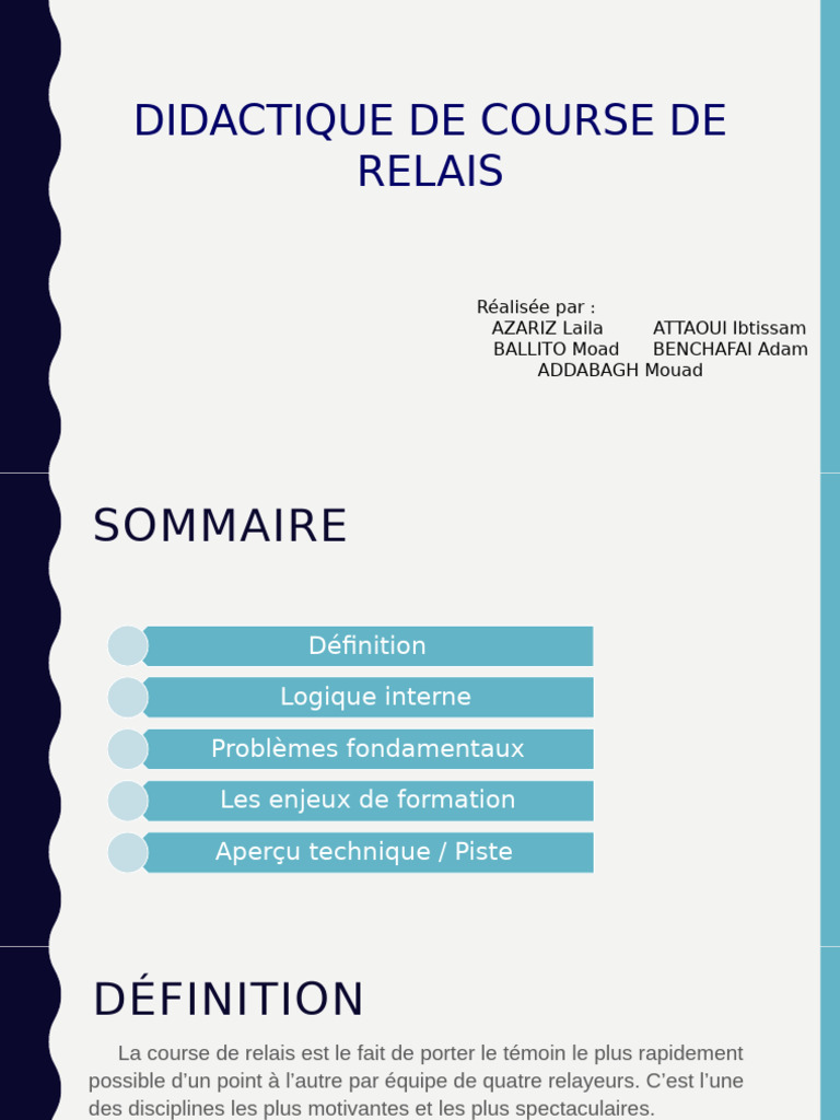 Course de Relais | PDF