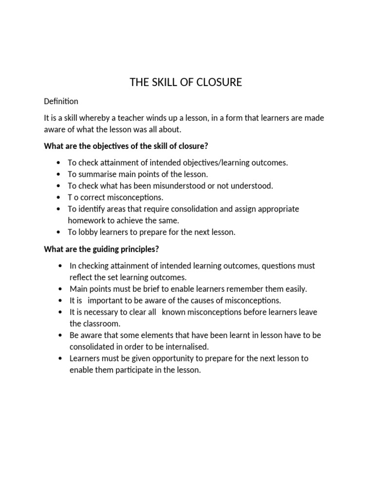 Chichewa teaching method. Class notes | PDF