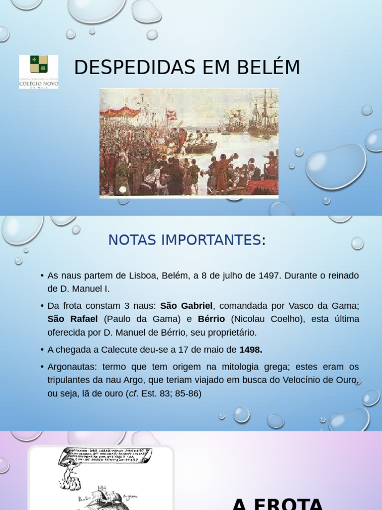 6 Despedidas Belém Mar Português | PDF