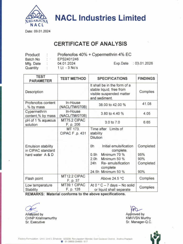 PFF+Cyper - COA | PDF