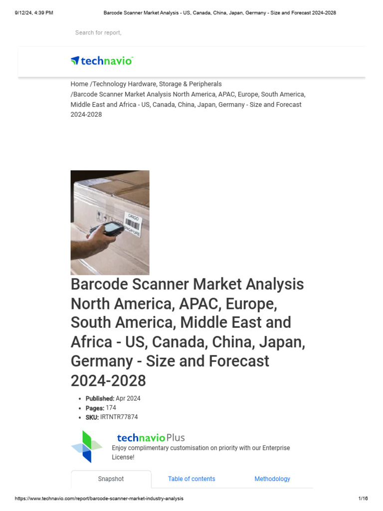 註腳十 - Barcode Scanner Market Analysis - US, Canada, China, Japan ...