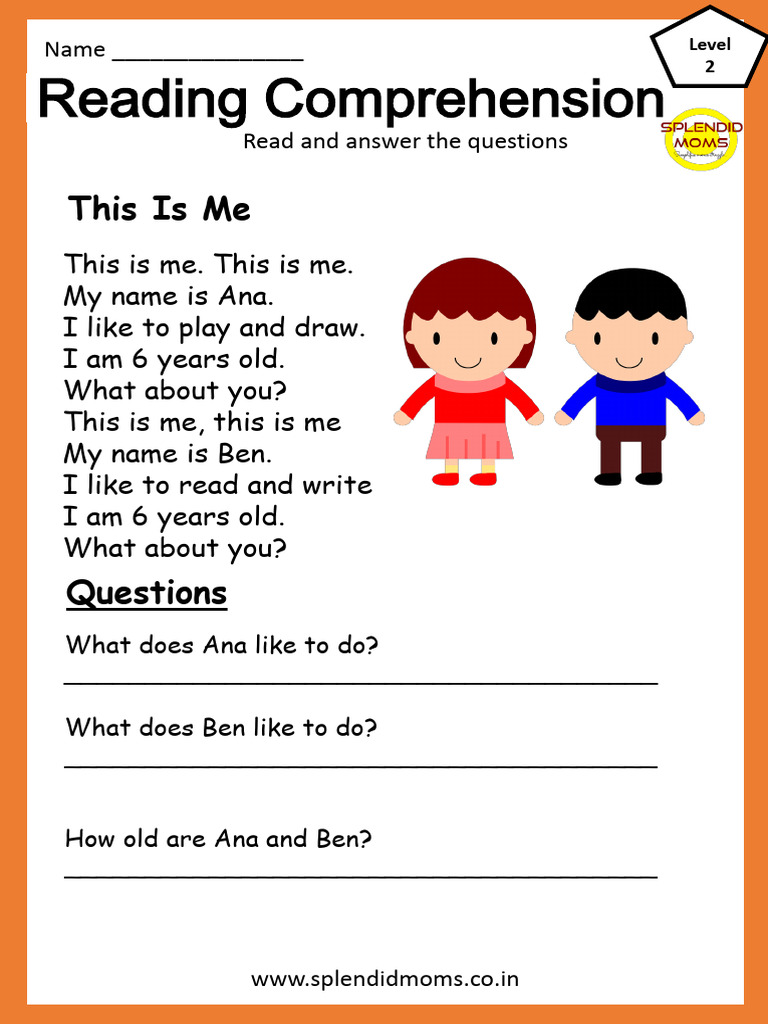 Reading Comprehension Level 2 - 5 | PDF