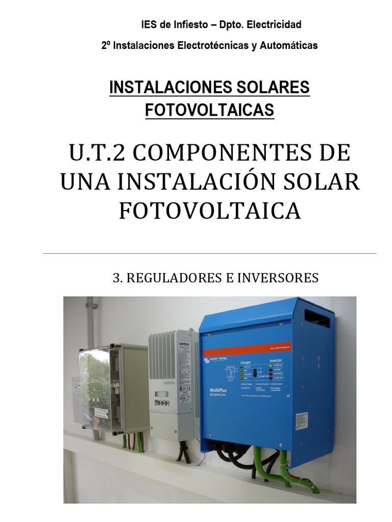 Ut02.3 Reguladores e Inversores | PDF