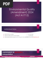Environmental Quality (Amendment) Act 2024 | PDF | Fine (Penalty) | Crimes