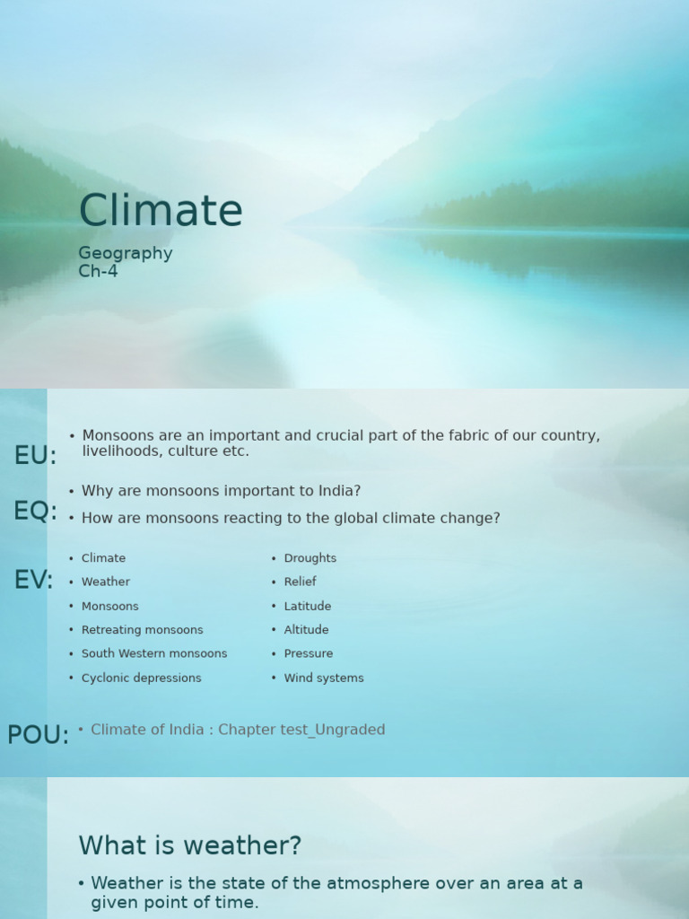 Climate | PDF