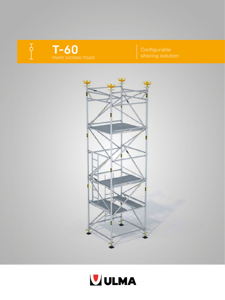 Shoring Tower Ulma T60 - Catalogue - T-60 - en | PDF