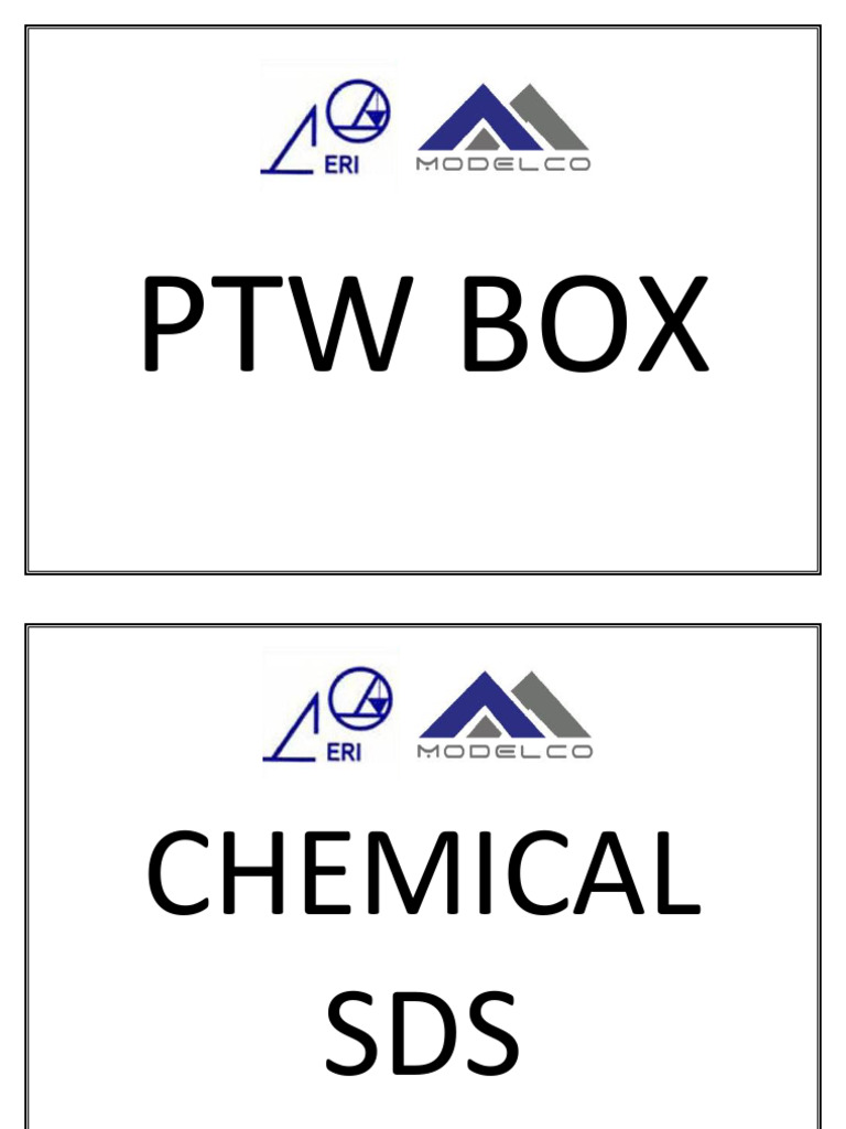 PTW BOX and SDS BOX | PDF