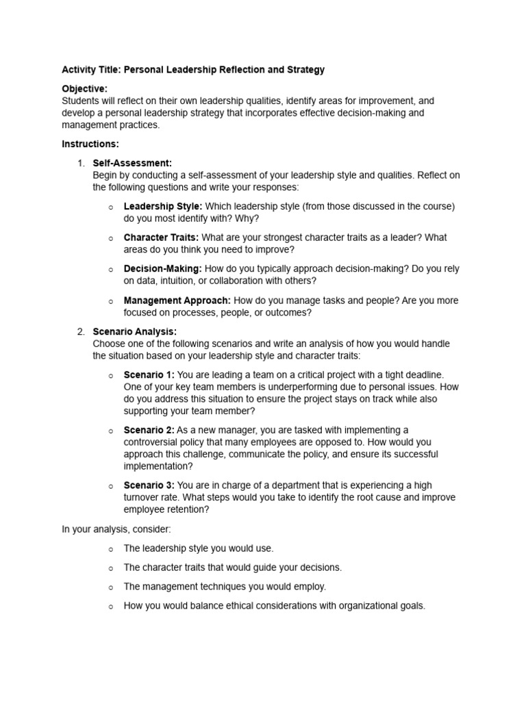 CFLM 1 Activity 1 | PDF
