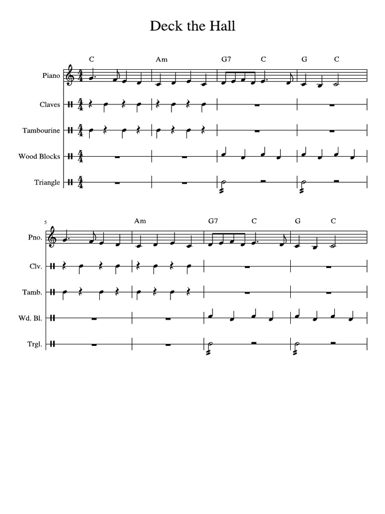 06 Deck The Hall | PDF