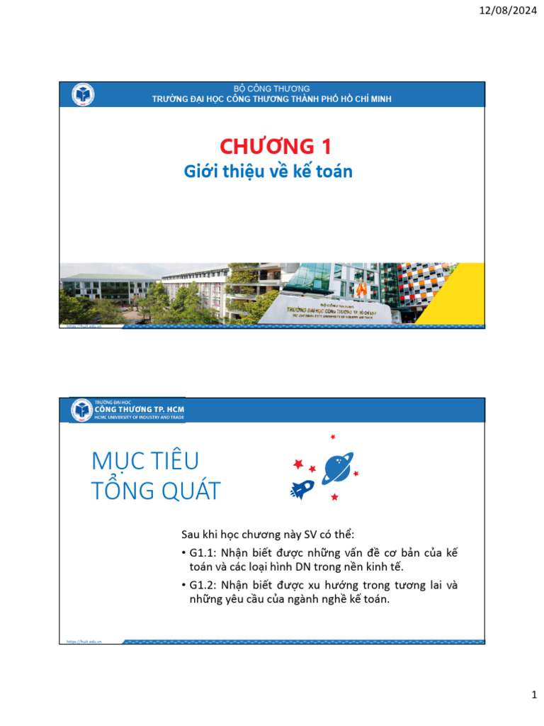 C1 - Tong Quan Ve Ke Toan | PDF