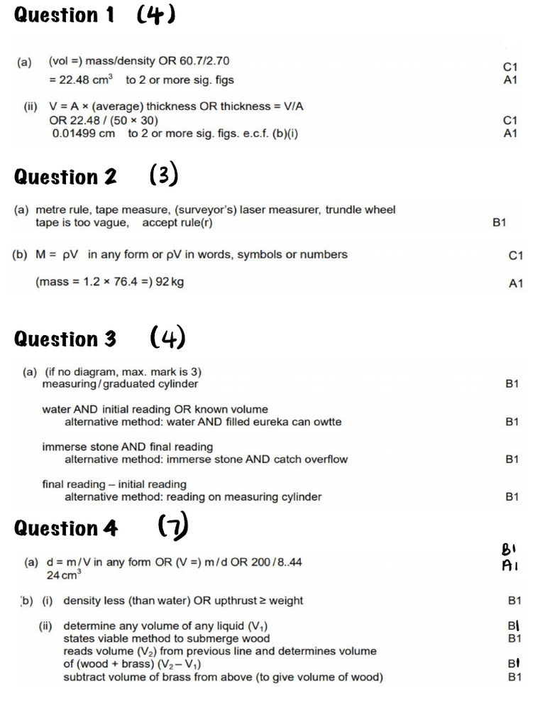 Phy 5.2 Quest Scroll_Density | PDF