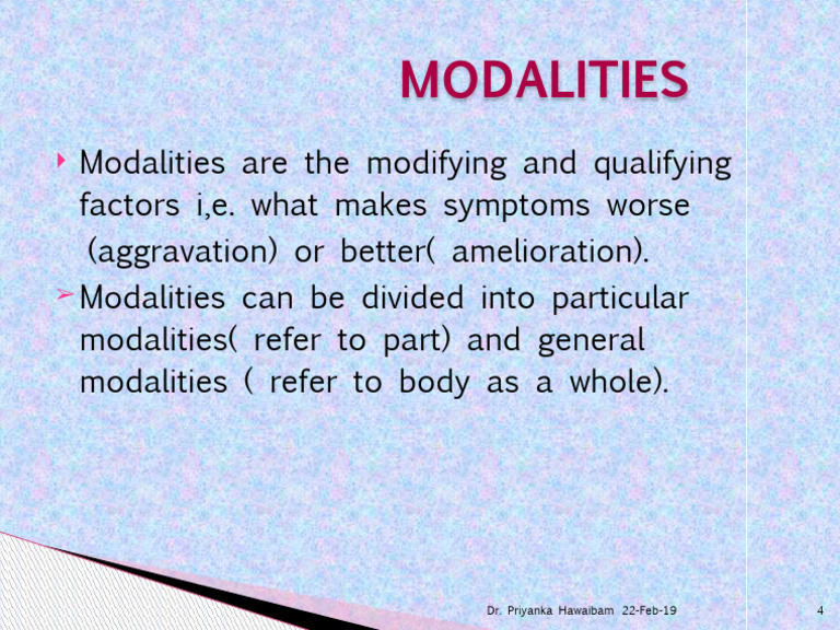 More Modalities | PDF