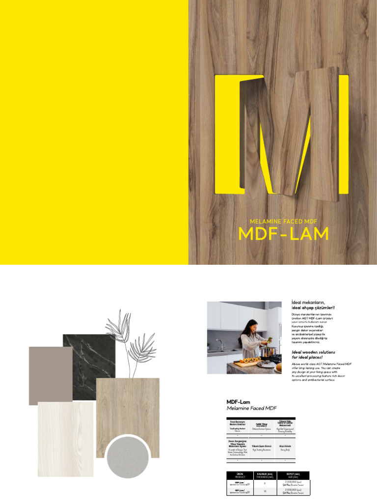 Melamine Faced MDF Catalog | PDF