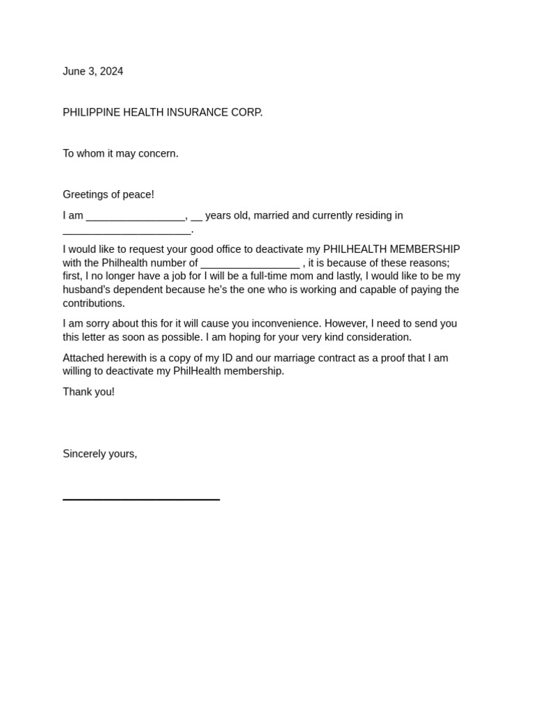 Philhealth Deactivation | PDF