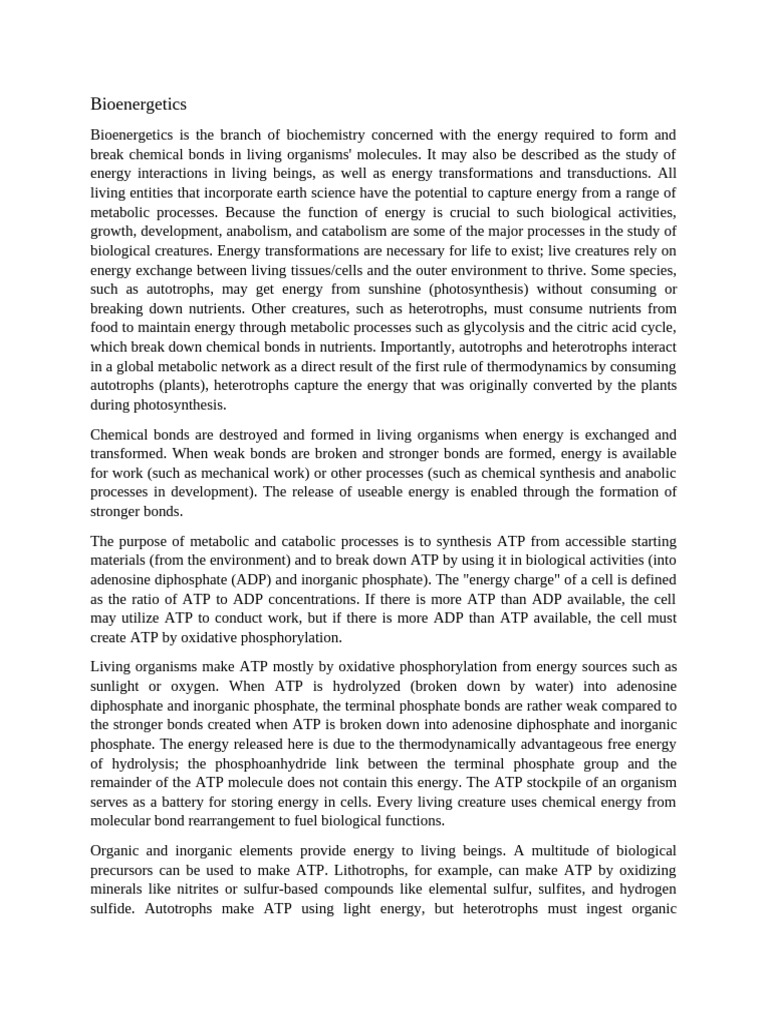 JAREÑA CO1 Bioenergetics | PDF