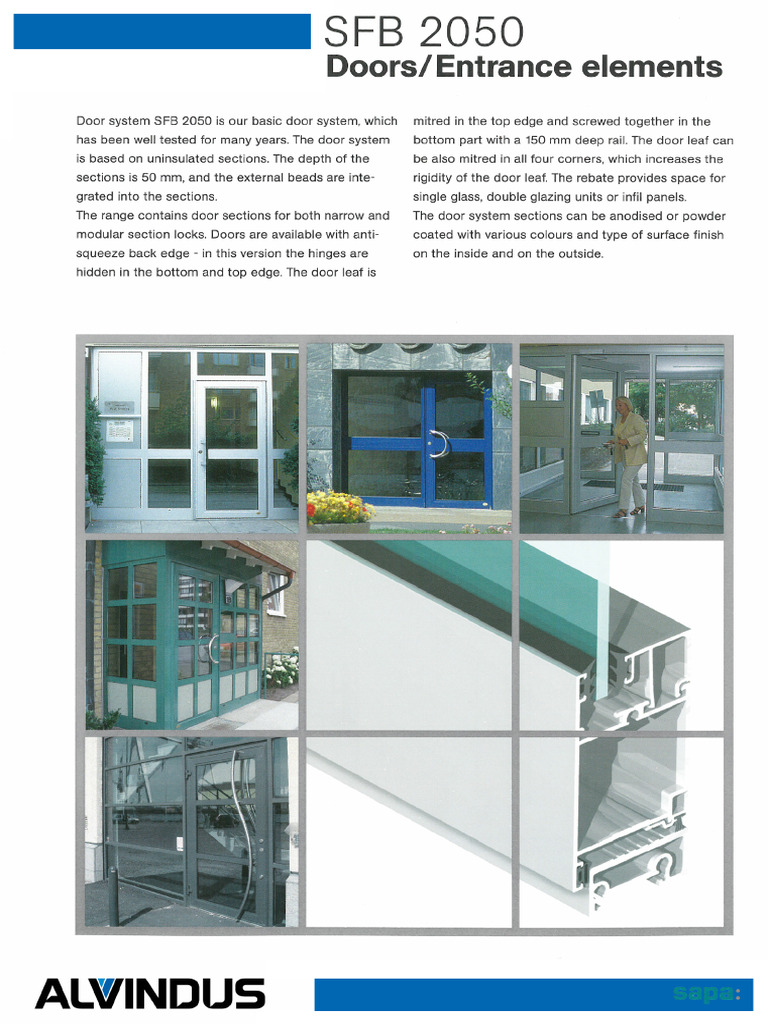 SAPA Doors 2050 Flyer | PDF