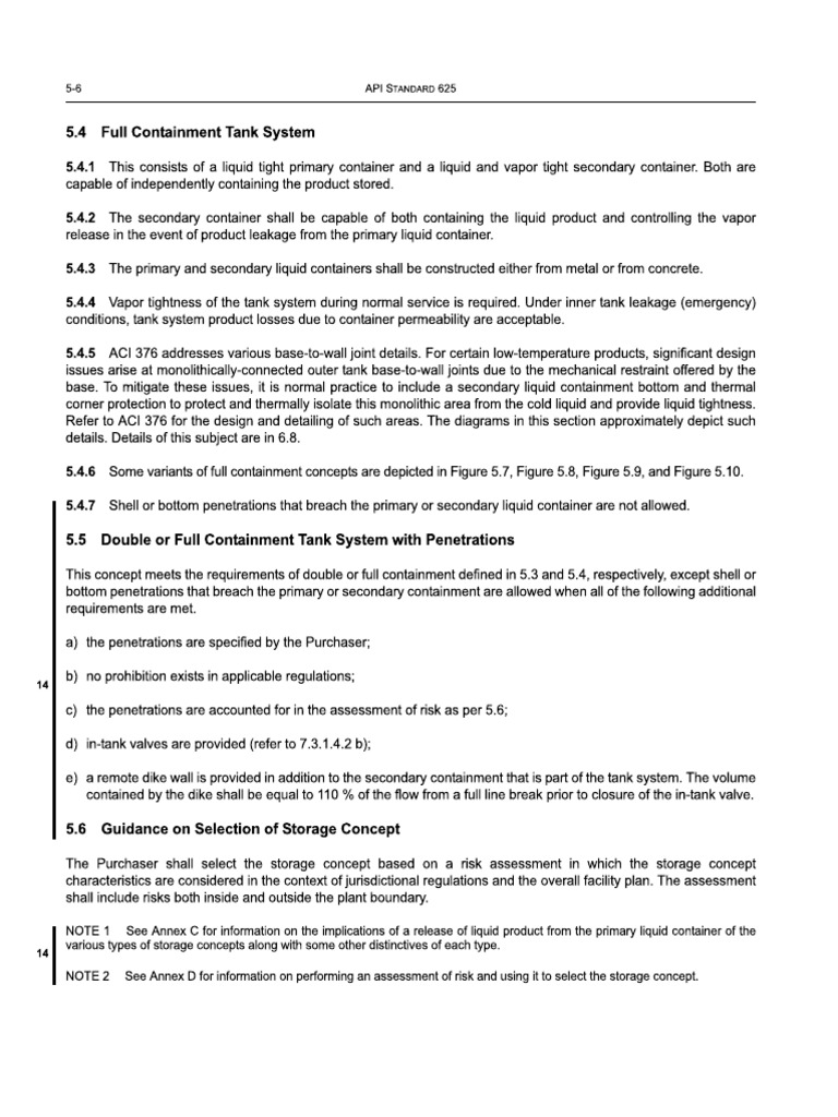API 625 2014 Section5.4 | PDF
