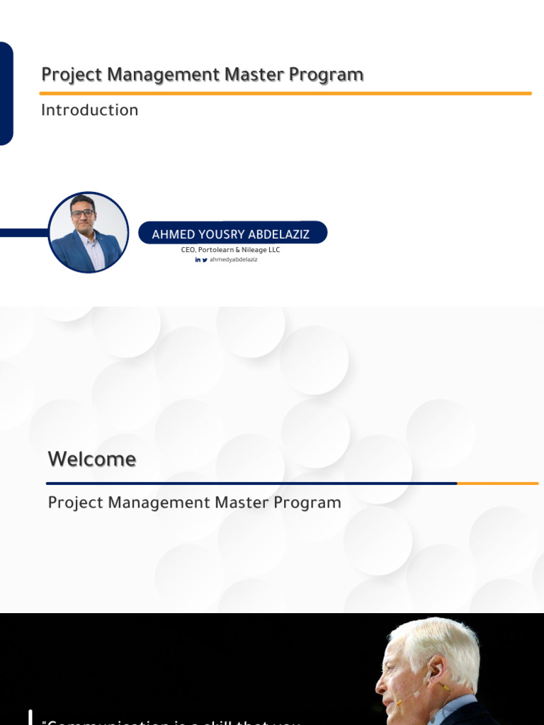 Project Management Master Program 2023 | PDF