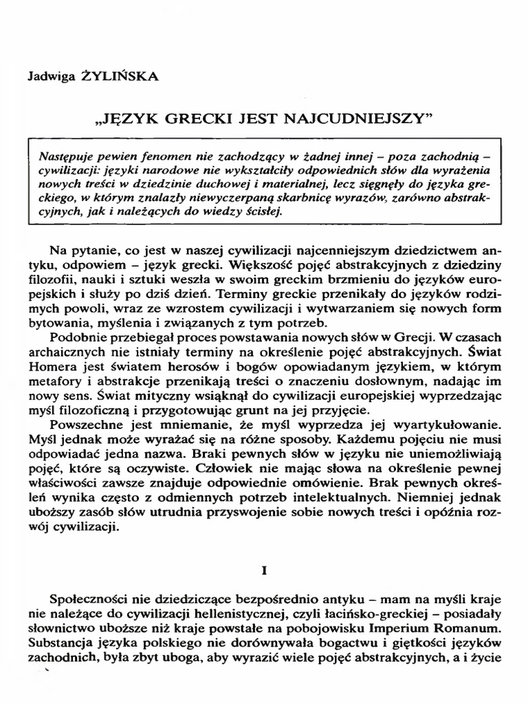 21 Jezyk Grecki | PDF