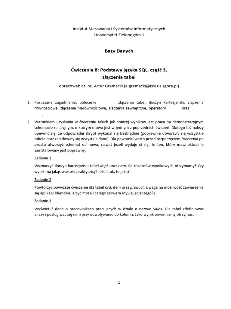 db_lab8_złączenia_tabel | PDF