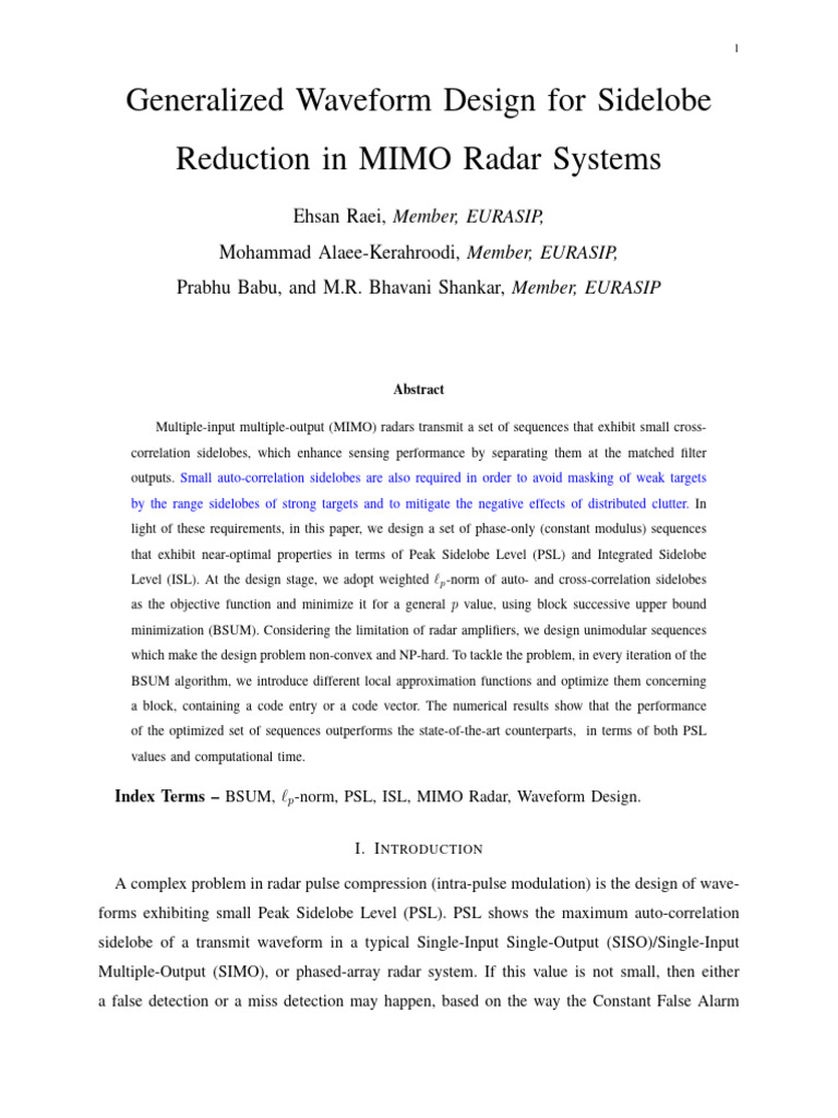 2022 Elseviersignalprocessing Generalized Auto And Cross Correlation