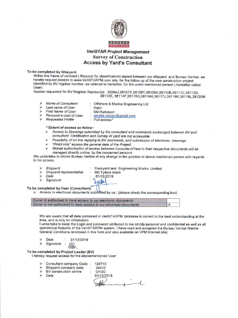 VPM Access To Design House - BV No 38094J (97301) | PDF