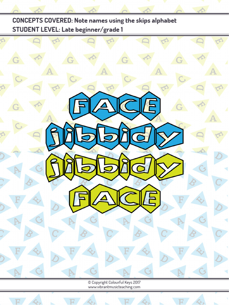 Skip Alphabet - FACEjibbidy-jibbidyFACE | PDF