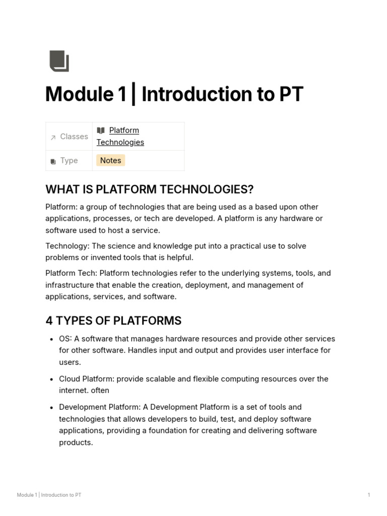 Module-1 | PDF Module-1 | PDF